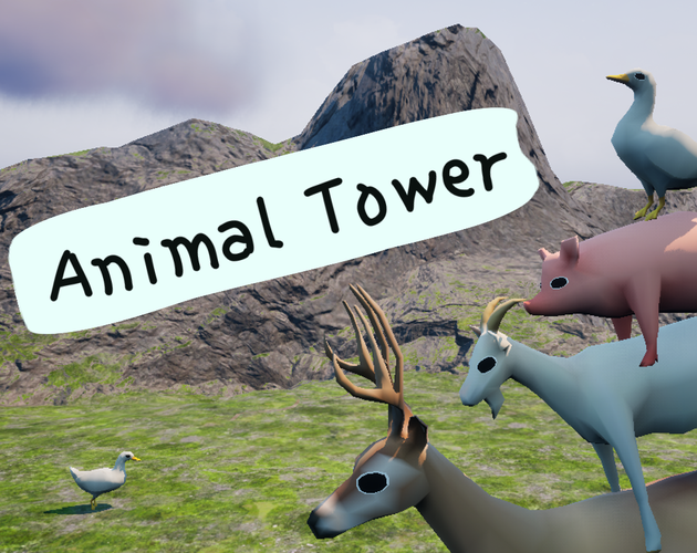 Animal Tower by UristMcIO, SPIGS for GMTK Game Jam 2024 - itch.io