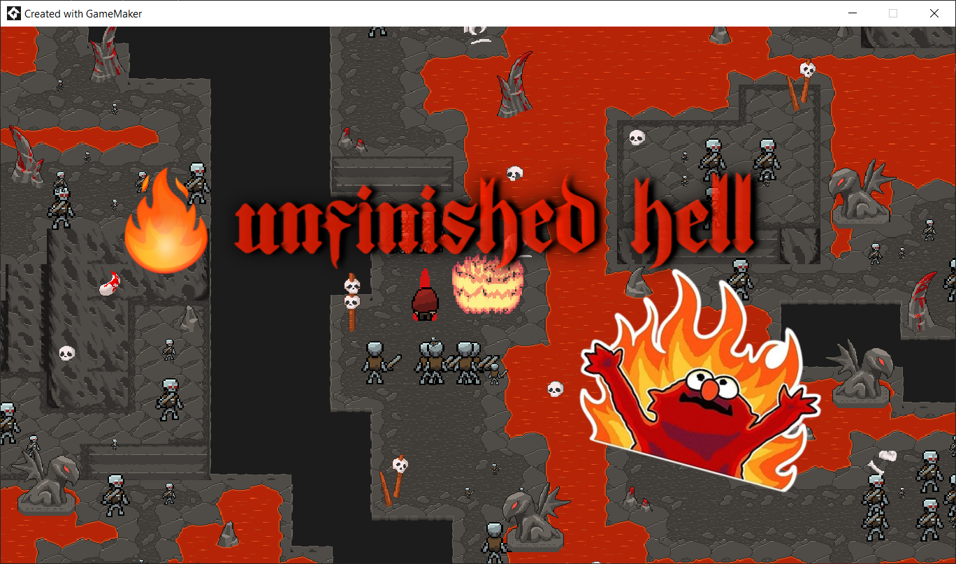 unfinished hell by Spunkybluepuppy