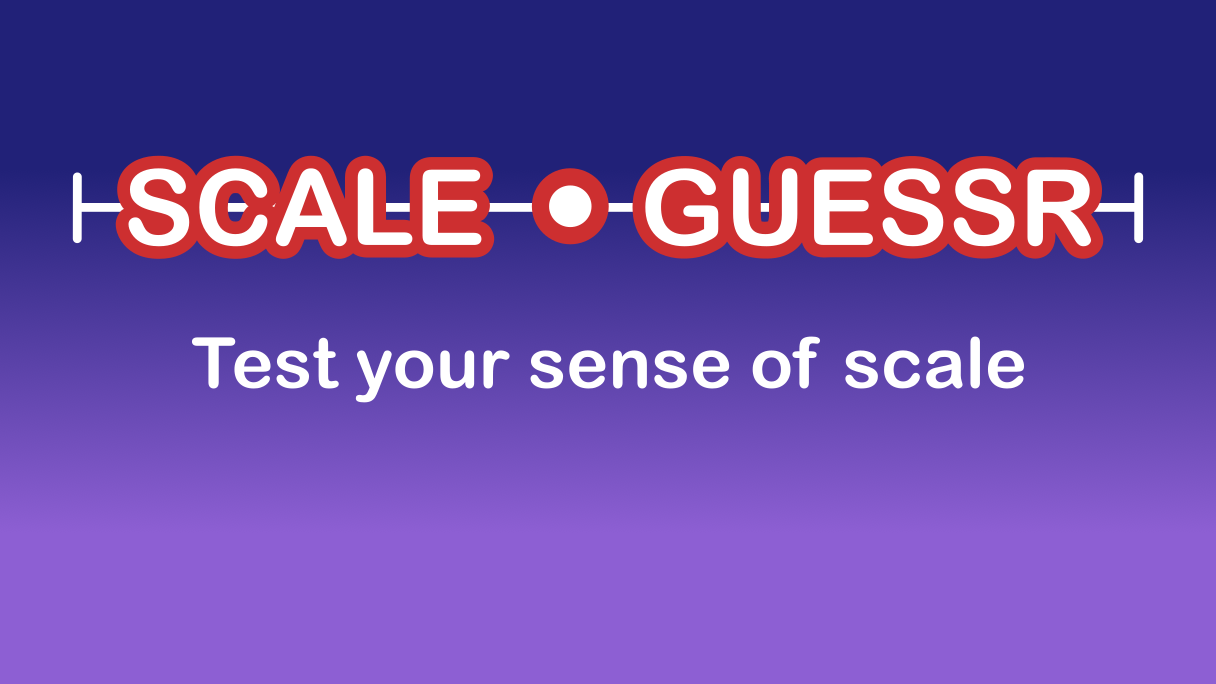 Scale guessr by Squid_dev for GMTK Game Jam 2024 - itch.io