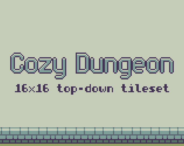 Cozy Dungeon tileset by cozycrypt