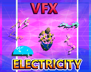VFX - ELECTRICITY VOL 2 - Pixel Art Effects by kiddolink