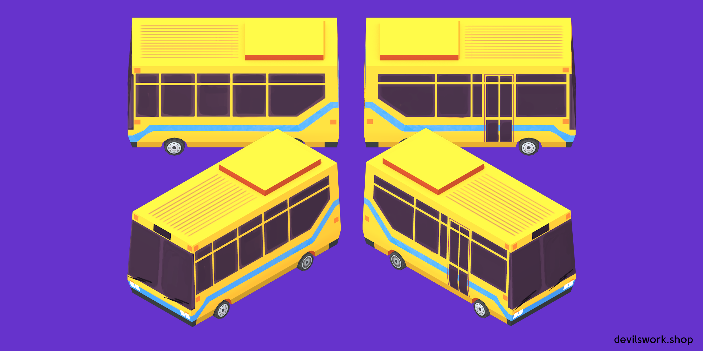 2D Car Pack by DevilsWork.shop