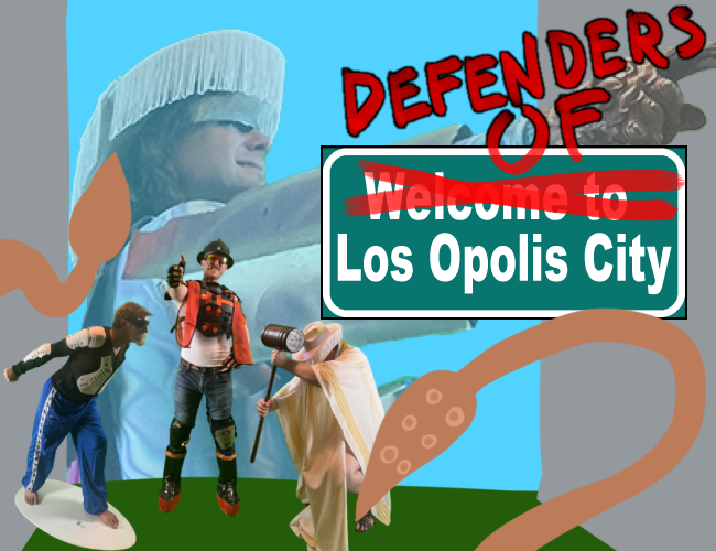 Defenders of Los Opolis City by Jahwffrey