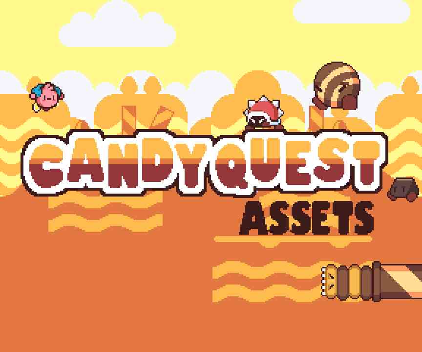 Candy Quest : Sponge Cake Desert Assets by Alb_pixel Store