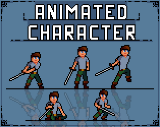 2D Free Animated Character Pack by MonoPixelArt