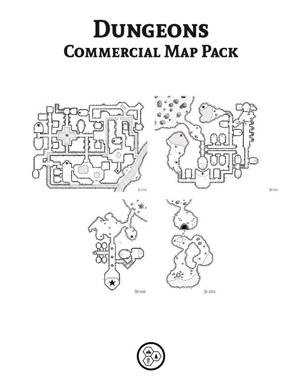 Dungeon - Commercial map pack by Raznag