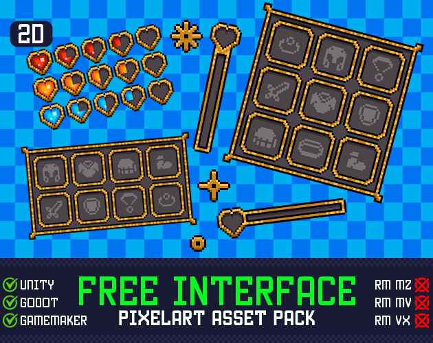 Free Inventory UI Asset Pack by ELV Games