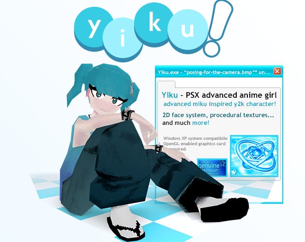 Devlog - Yiku - PSX advanced anime girl! by evanciao