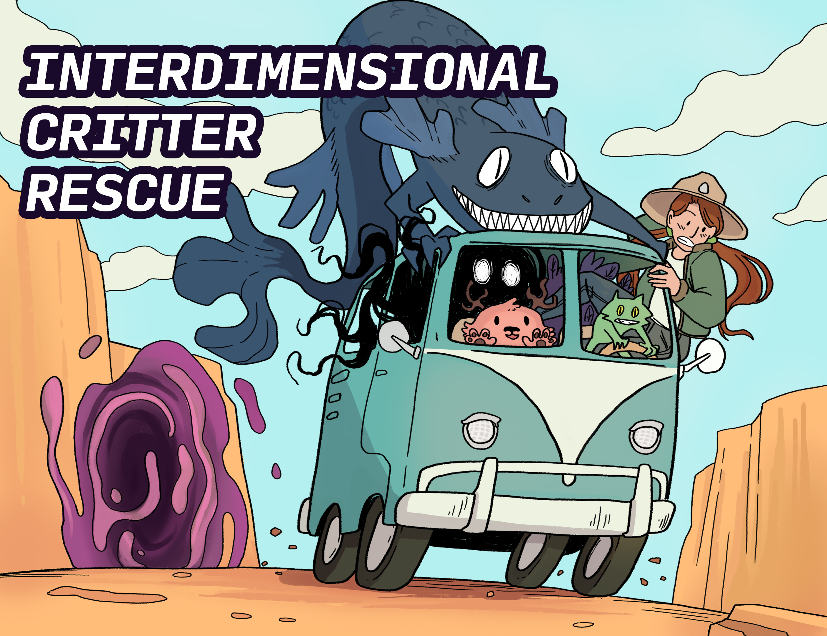 Interdimensional Critter Rescue by krysolite for One-Page RPG Jam 2024 ...