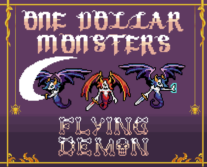 One Dollar Monsters #1: Flying Demon - One Dollar Monsters #2: Flying ...