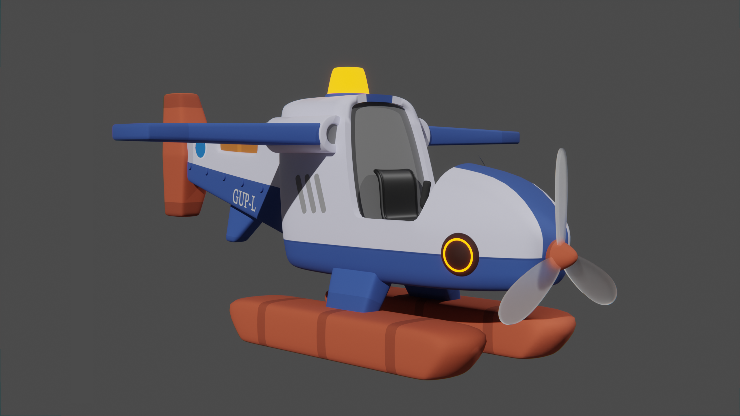 Gup - L Submarine model ( Blender ) by Keeks_Q
