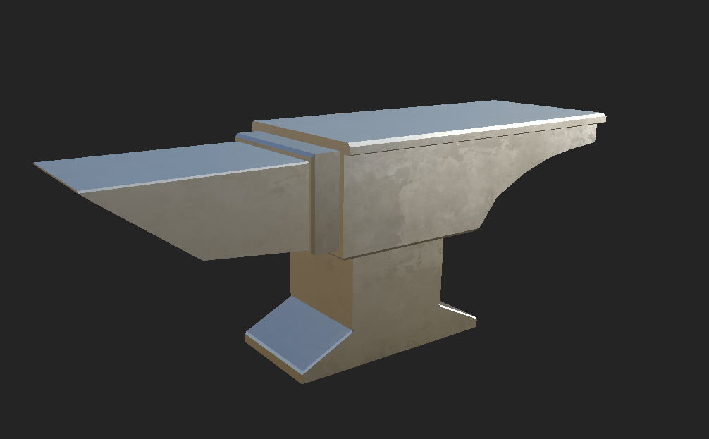 Anvil Low Poly by Canasto