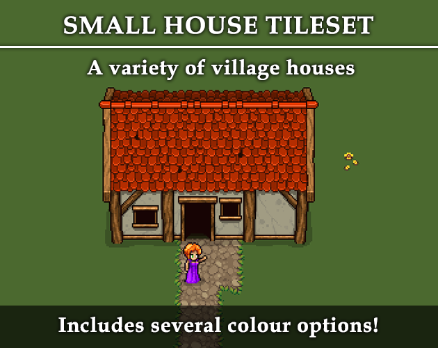 Small House Tileset by Manx Pixels 🇮🇲