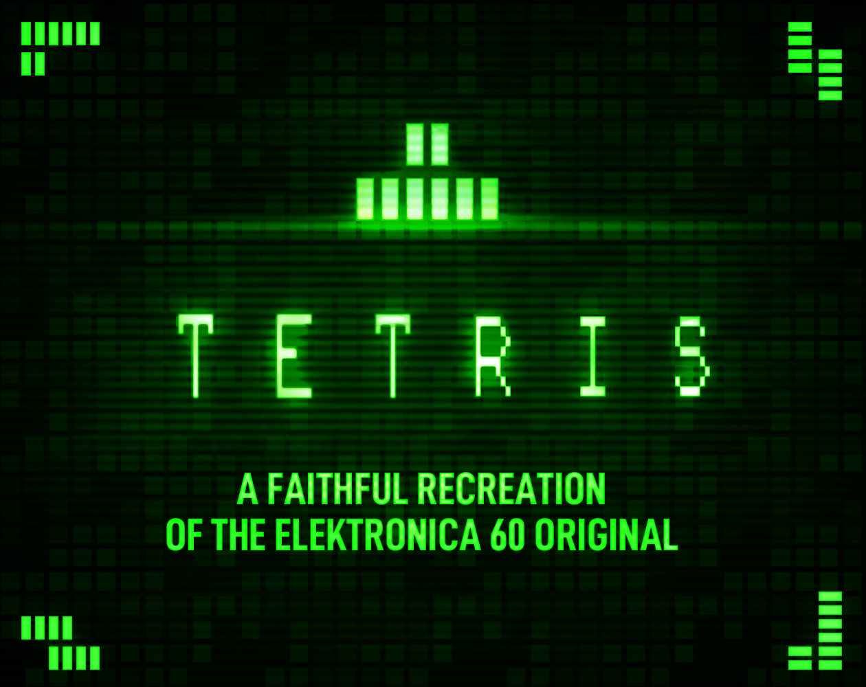 TETRIS (Electronika 60) by Pixel Prophecy