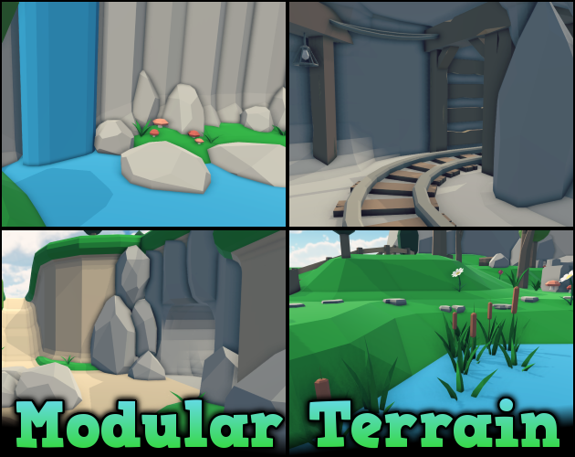 Modular Terrain Pack by Keith at Fertile Soil Productions