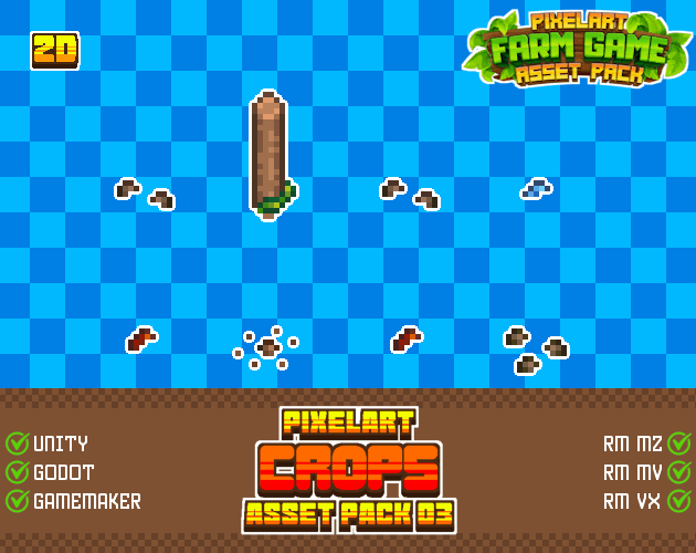 Crops with Stages 03 [Farming Game] by ELV Games