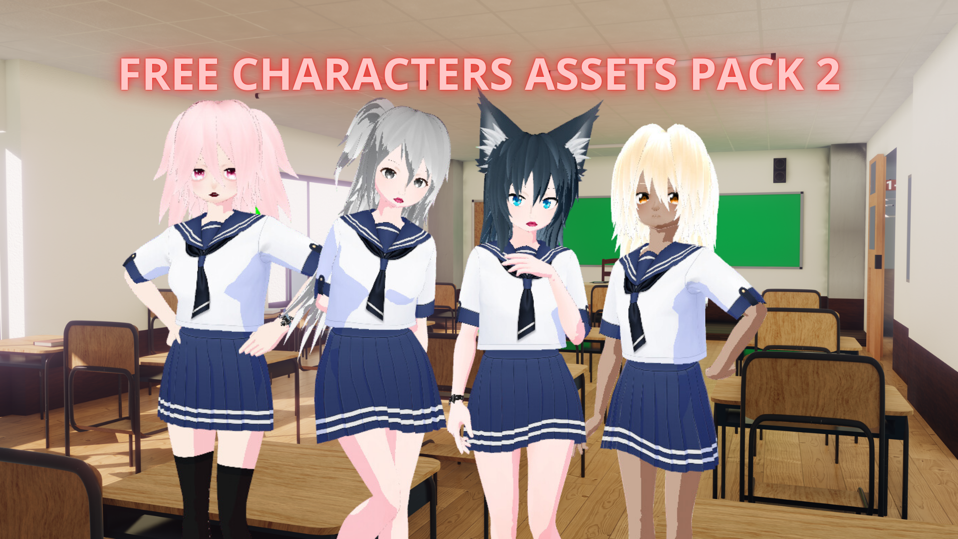 Free Characters Assets Pack 2 by acgames89