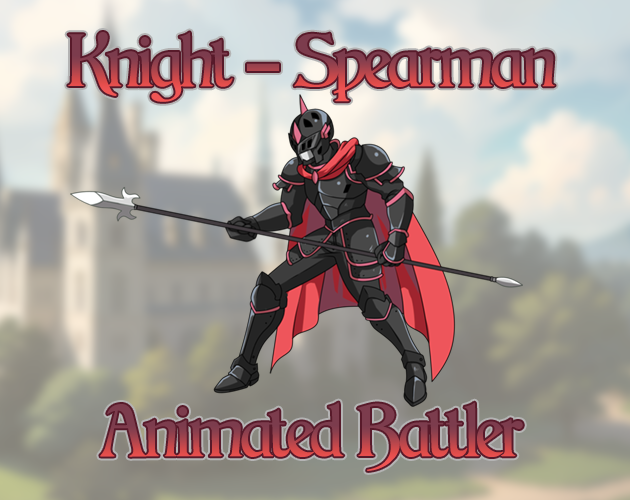 RPG Maker MV/MZ Knight Spearman Battler by Yexinnn