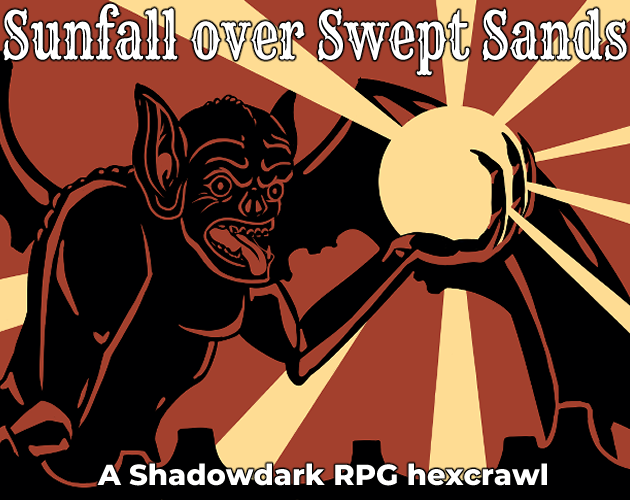 Sunfall over Swept Sands by Fireside Tales