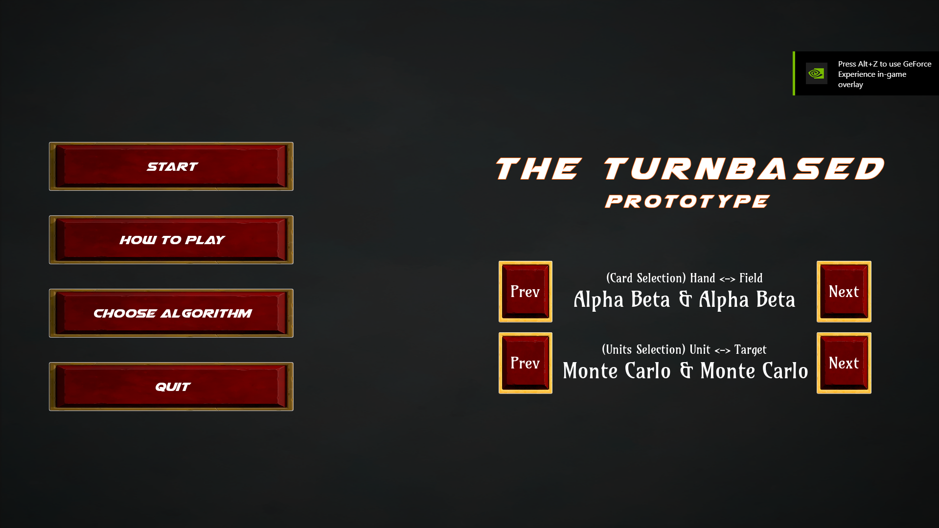 The Turnbased Prototype by Yenum