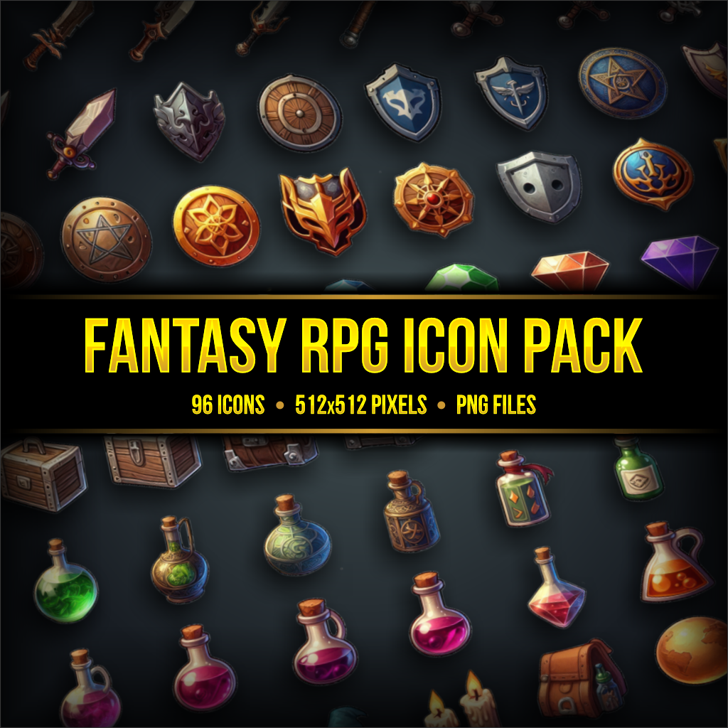 Fantasy RPG Inventory Items Pack by pzUH