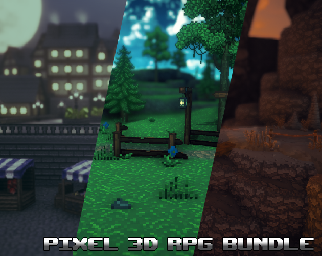 Pixel 3D RPG Bundle by Ultimate_End