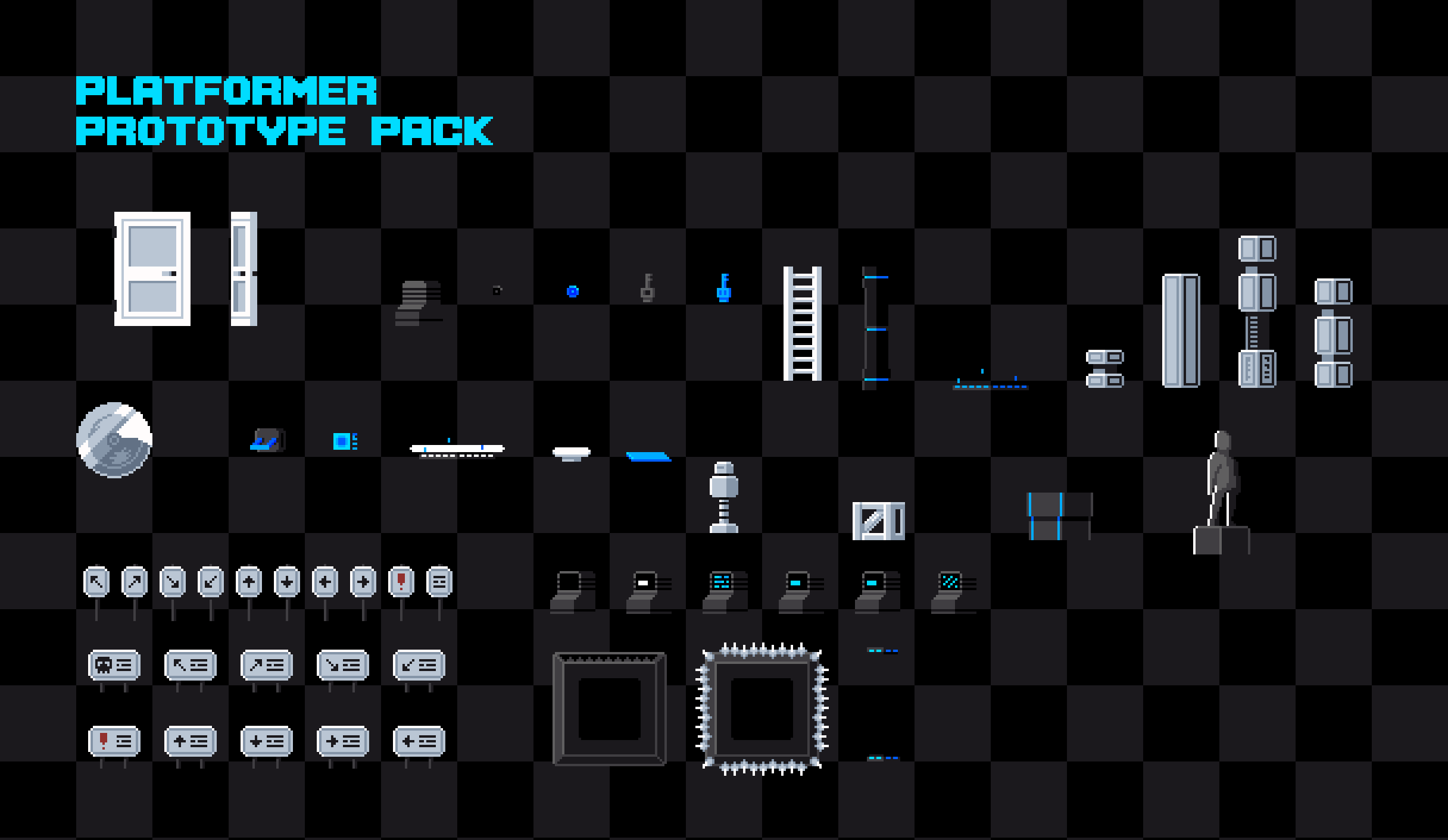 New Asset Pack: Platformer Prototype Sprites - itch.io
