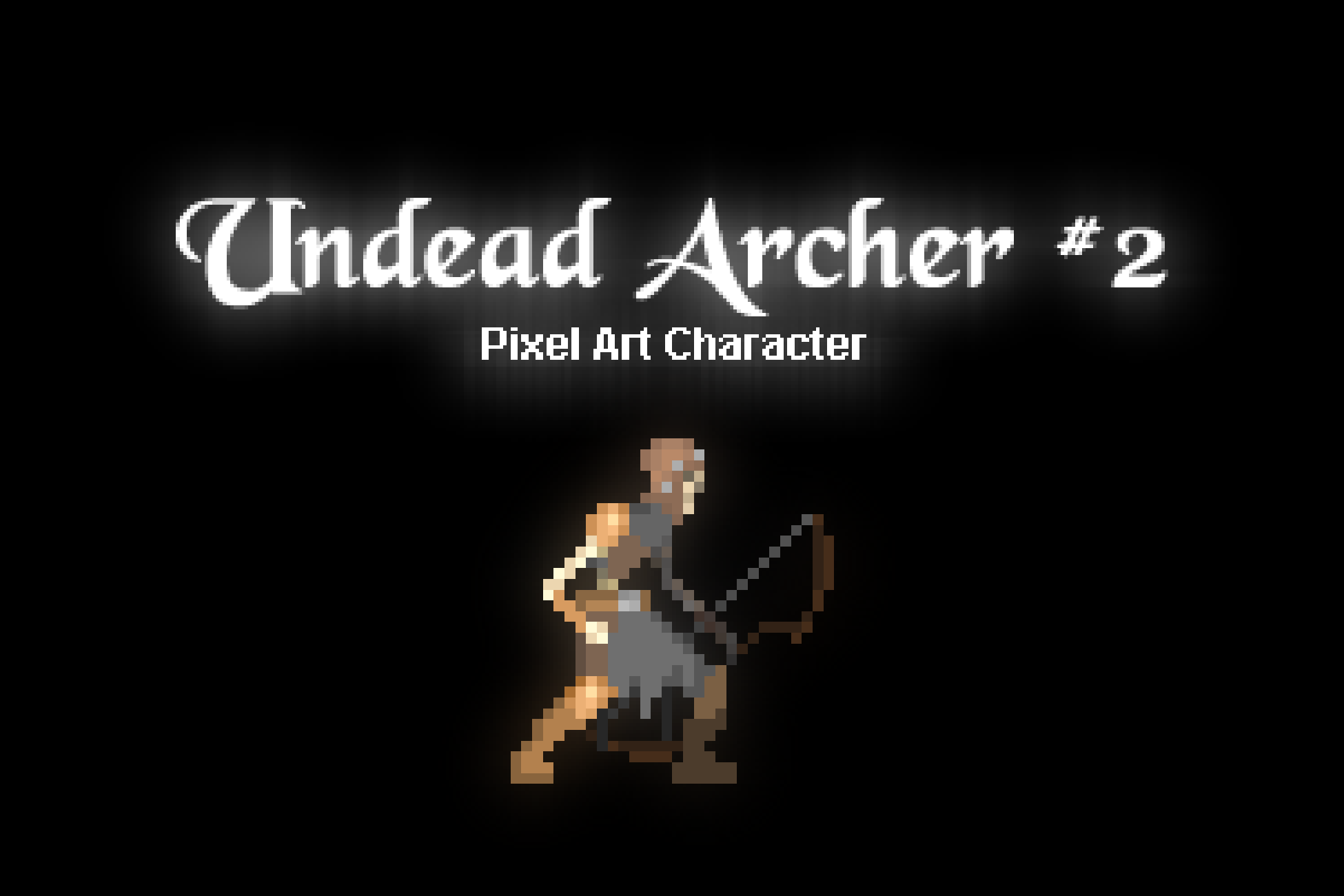 Undead Archer #2 - Pixel Art Character by Lazerpants Studios