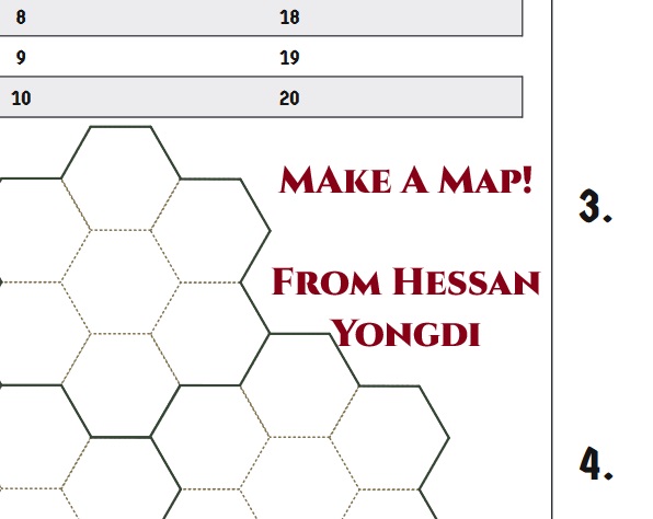 Make a Map! - an hexmap template for Songs & Sagas by Hessan Yongdi