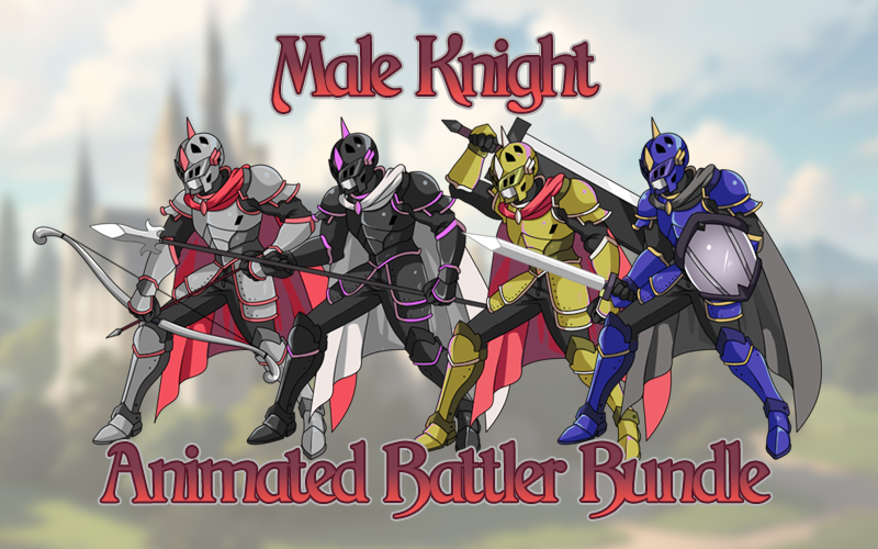 RPG Maker MV/MZ Male Knight Pack by Yexinnn