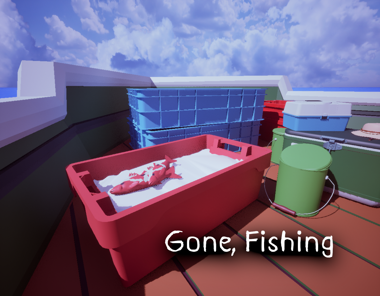 Gone, Fishing by yuxu for Ryan Laley Games Game Jam 2024 - itch.io