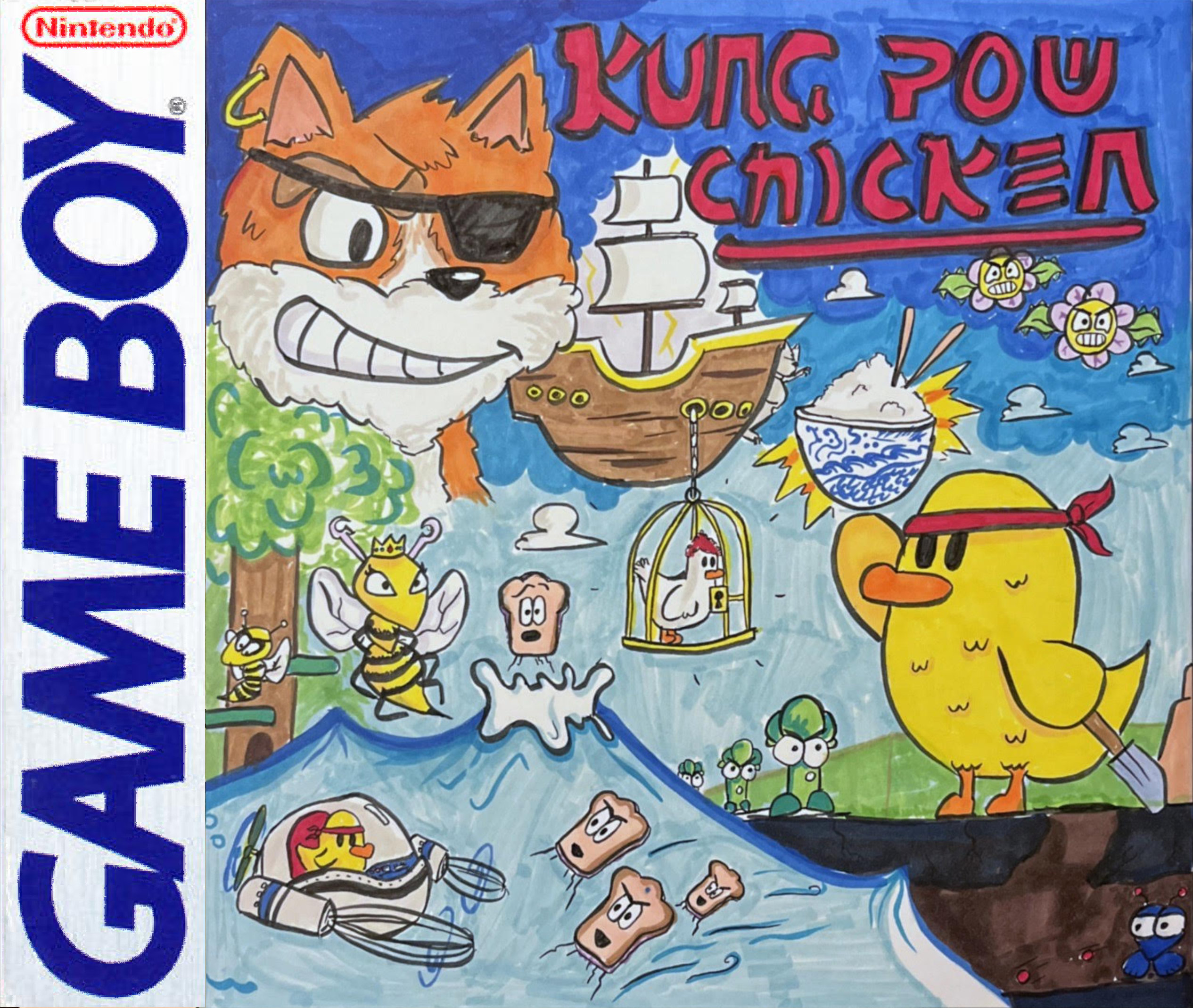 Kung Pow Chicken by Dragon Mountain Design