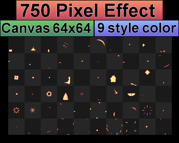 750 Effect and FX Pixel All by BDragon1727