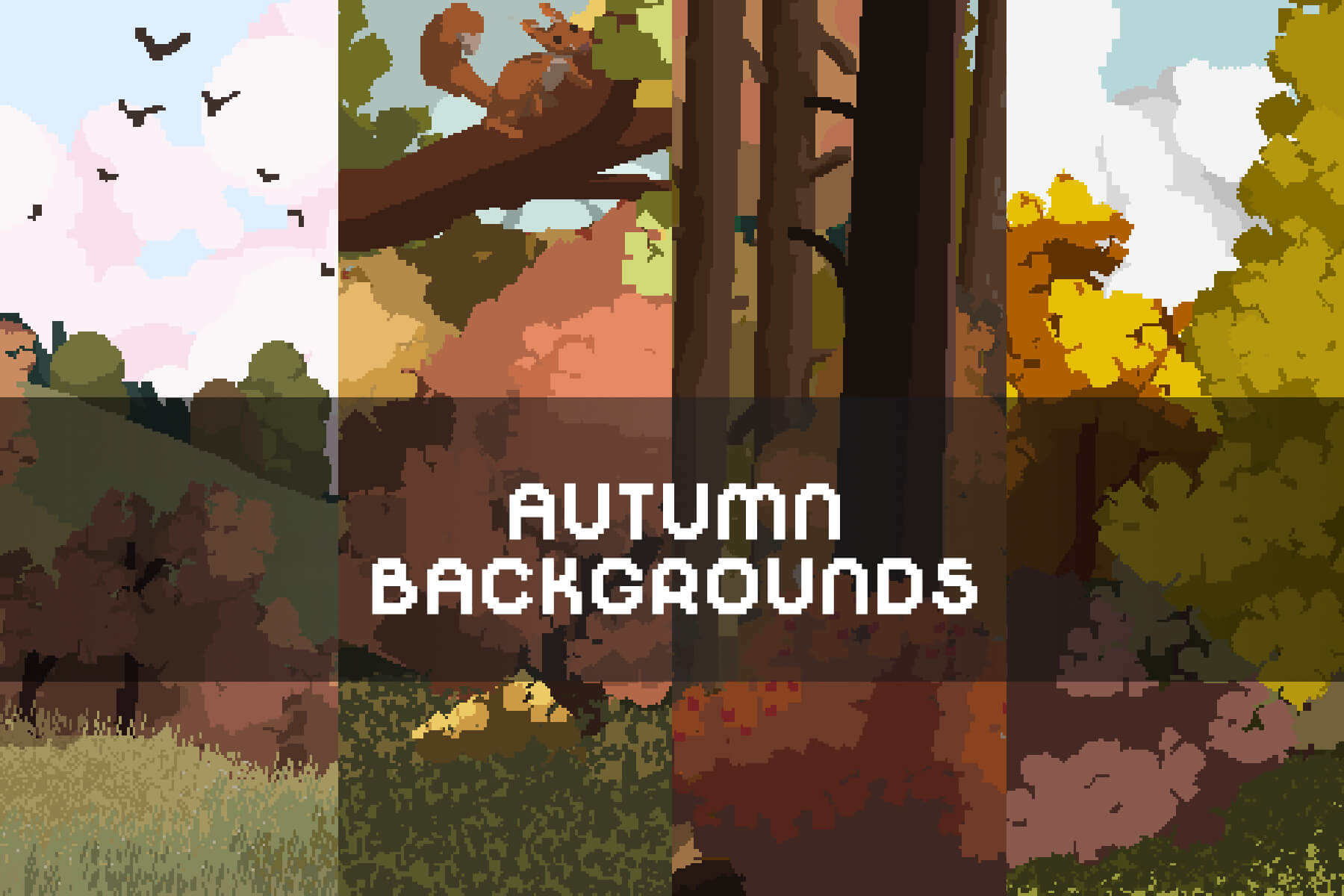Free Autumn Pixel Art Backgrounds by Free Game Assets (GUI, Sprite ...