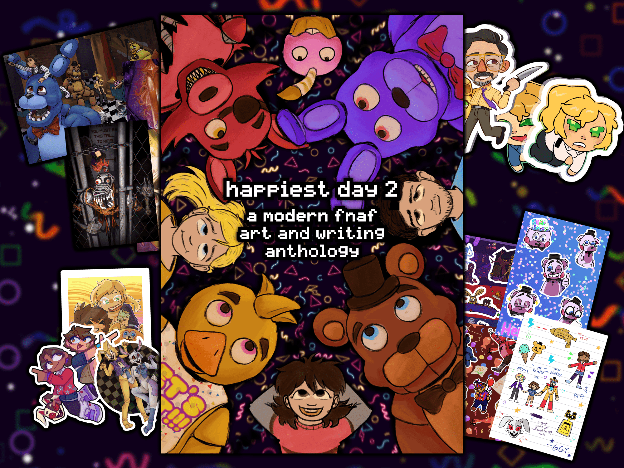 Happiest Day 2 (A Modern FNAF Art and Writing Anthology/Zine) by EnderSlime