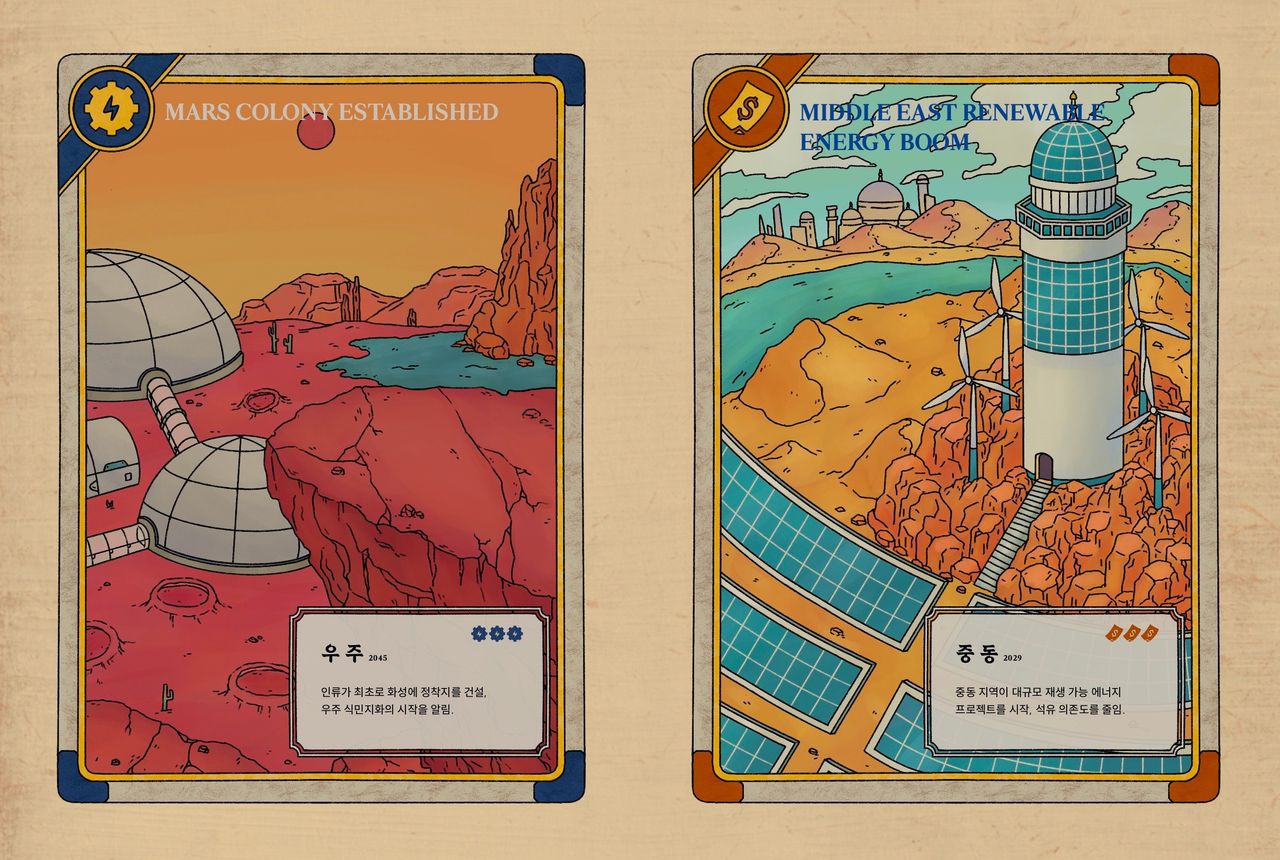 Card-based Strategic Game Project (12): The final version of the cards ...