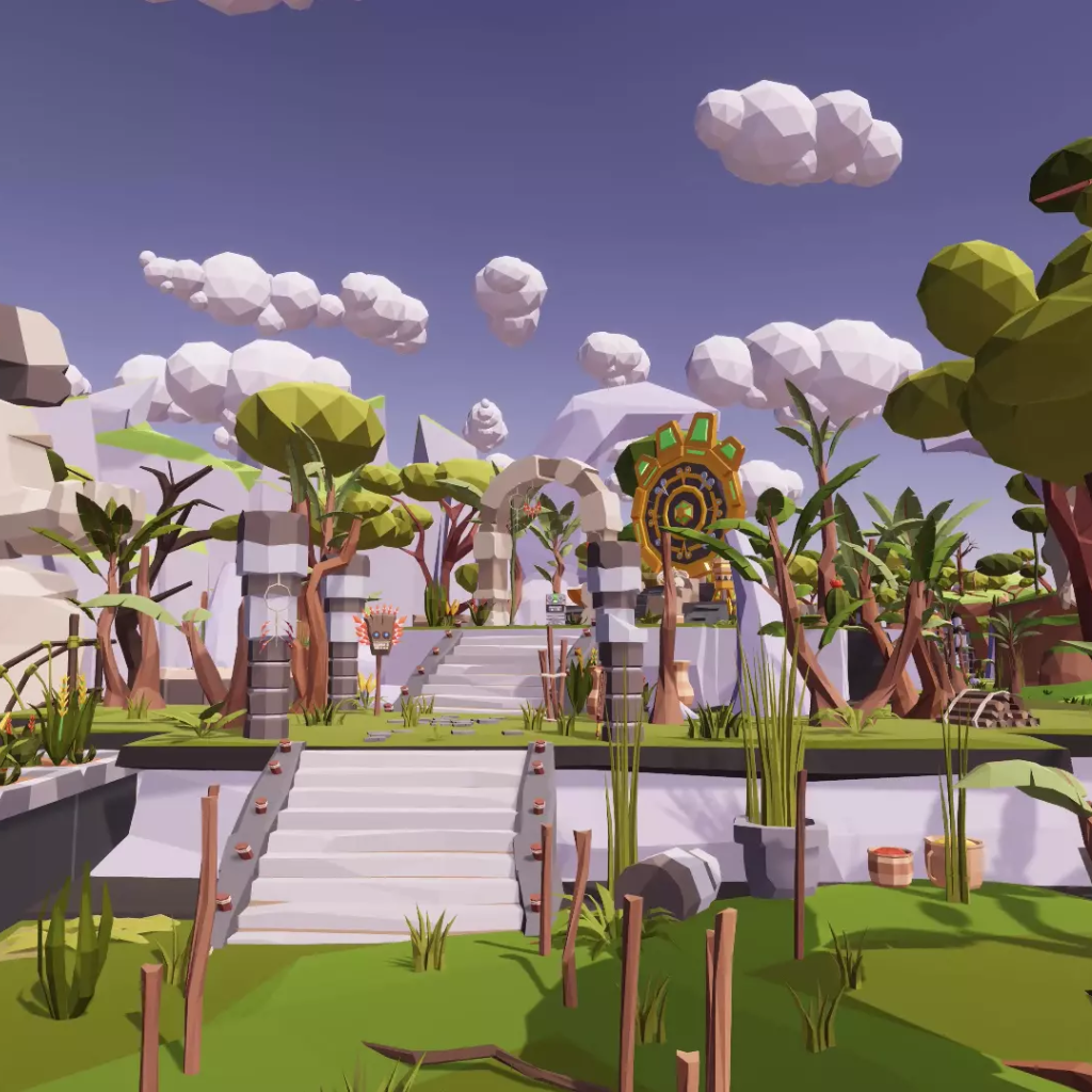 Low Poly Aztec Jungle URP by RG Poly