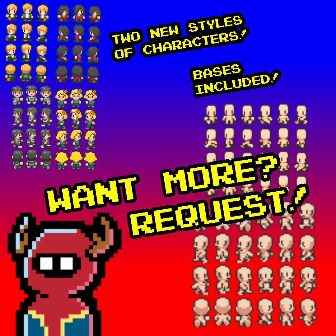 Modern Bases + Characters/Tiles by The Mighty Palm