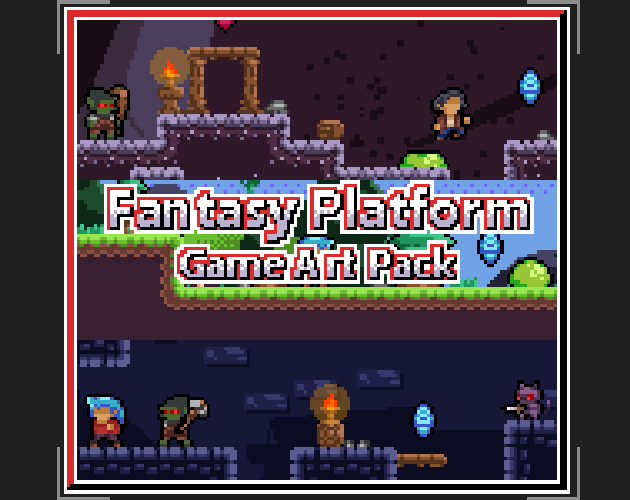 Fantasy Platform Art Pack by CatDev Pixelarts