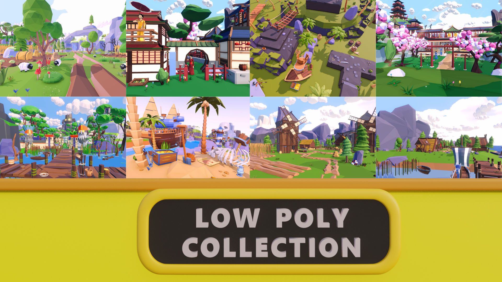 Low Poly Universe by RG Poly