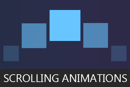 Advanced Scroller Animated by Simon Podracky