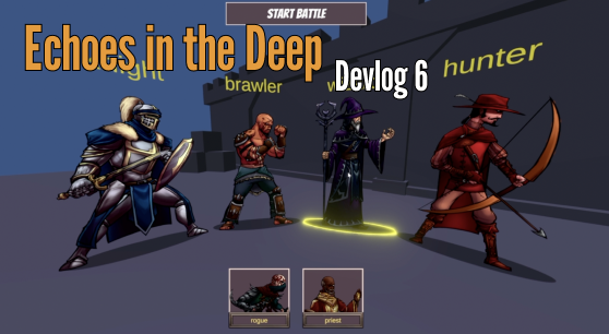 Echoes in the Deep Devlog 6 - Party Selection - itch.io