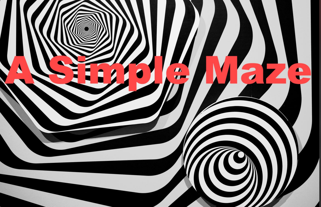 A Simple Maze by zhanyeshen