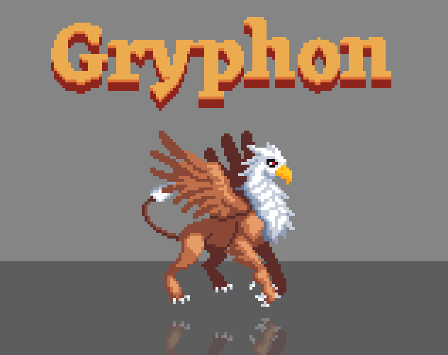 Gryphon 2D Pixel Art by Mattz Art