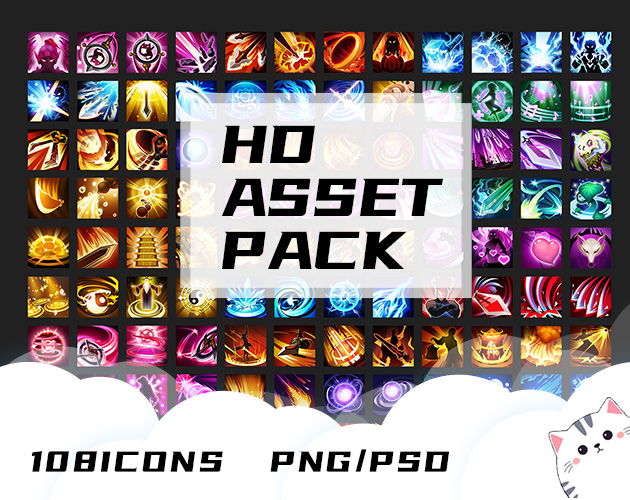 Skill & Abilities Icon Pack （108） by ClaireArt