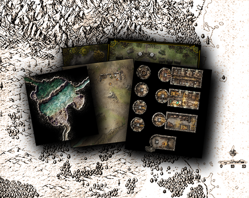 VTT Map Pack Act 1 Fallen Summer by imaginaryturtles