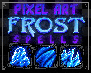 Pixel Art Skill Icons - Frost Mage by Frostwindz