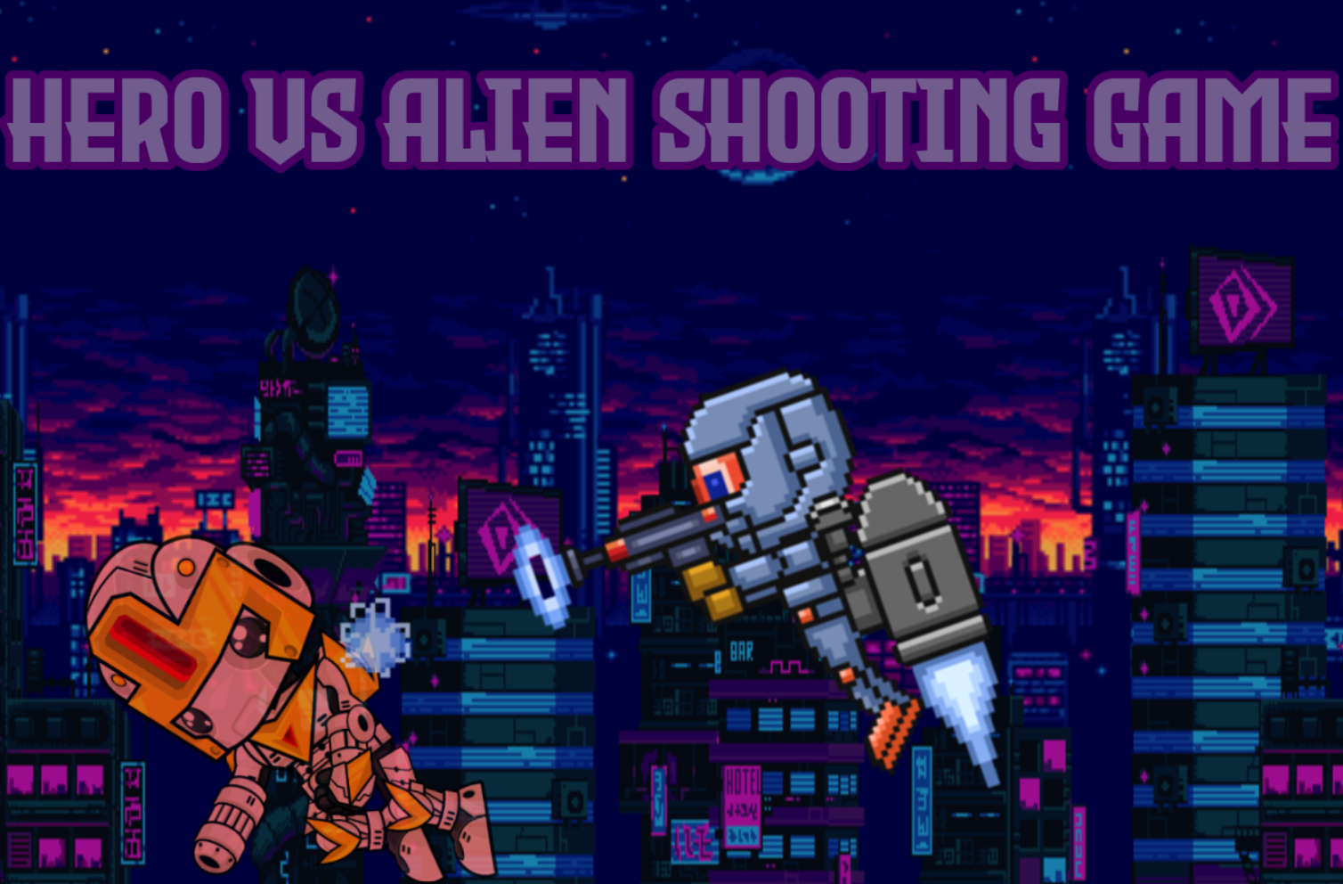 HERO VS ALIEN SHOOTING GAME by super_h2011