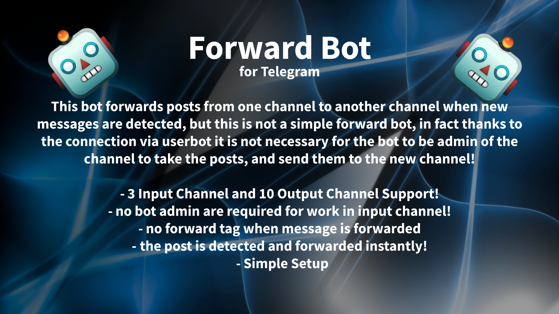 🤖 Forward Bot 🤖 For Telegram Channel - itch.io