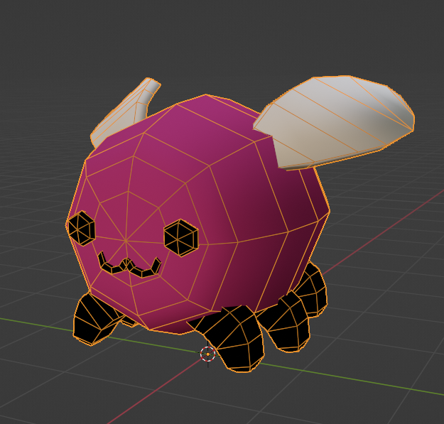 low poly eggbug by Xenon Fossil